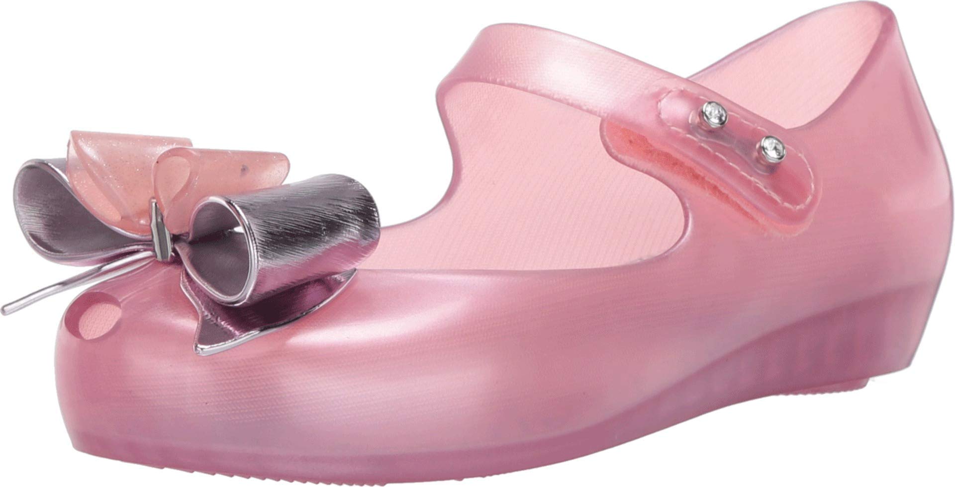 mini melissa Girl's Ultragirl Special III BB (Toddler/Little Kid) Pink Glitter 7 Toddler