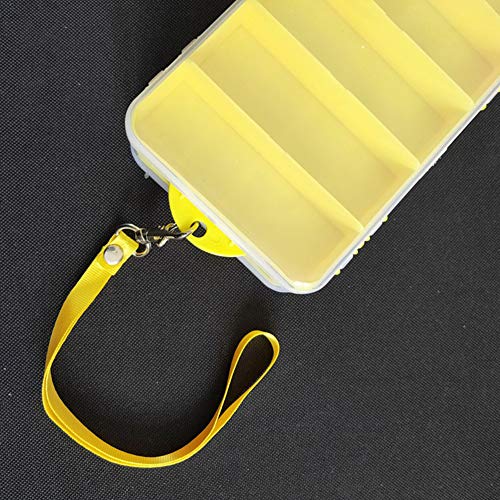 Sturdy Fishing Tackle Box, Bait Hooks Organization Solutions 18x10.2x4.8cm/7.1x4x1.9inch Lure Bait Hooks ABS