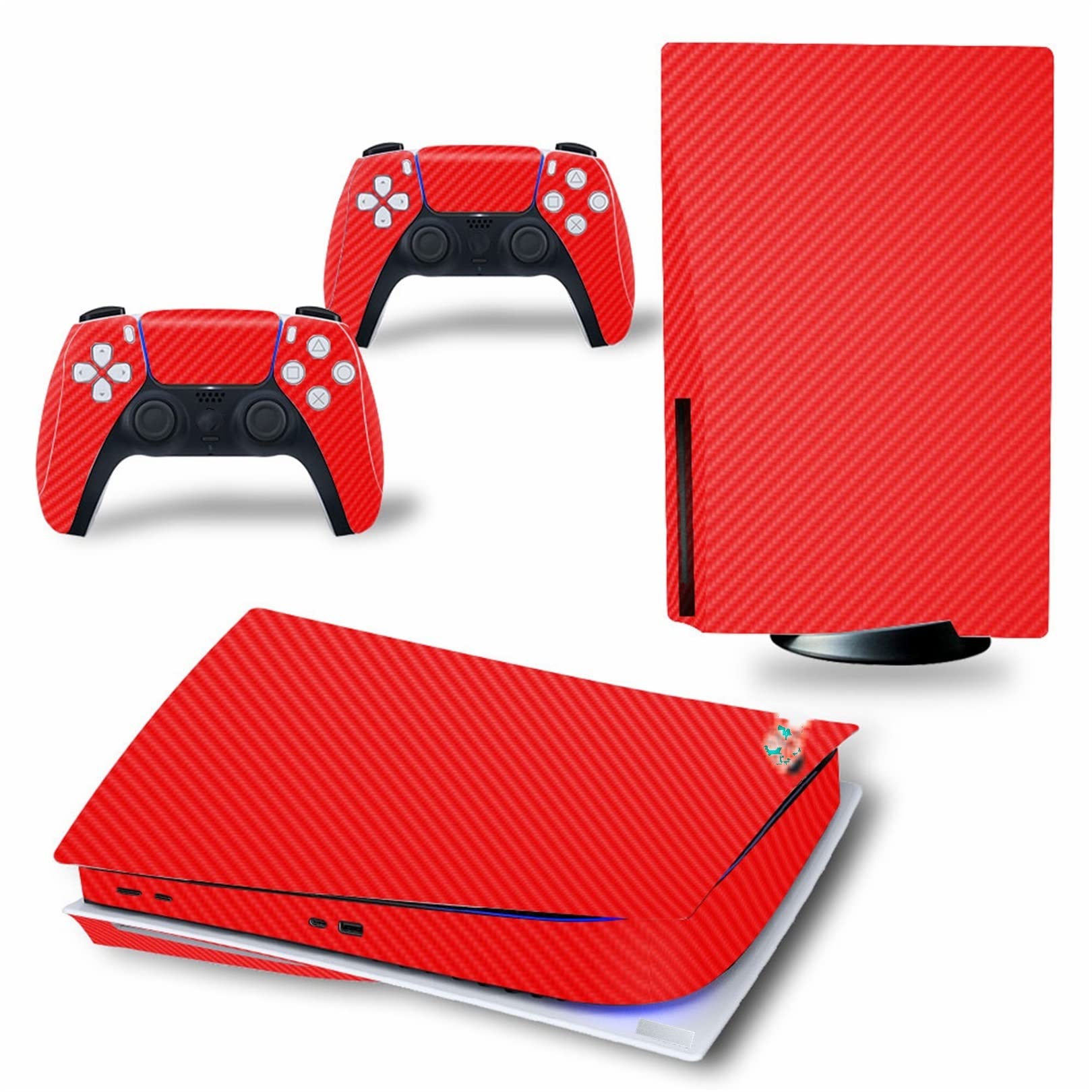 Top factory BUCEN for PS5 Skin Disc Edition & Digital Edition Console and Controller Vinyl Cover Skins Wraps Scratch Resistant, Compatible 49380 Anti Scratch (Size : Digital Edition)