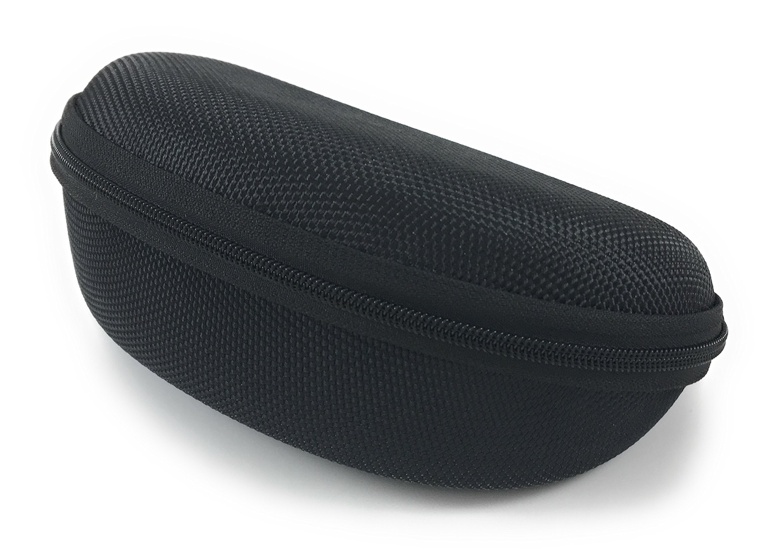 Mazzeo 3 Pack Semi Hard Sunglass Case for Sports Size Sunglasses and Safety Glasses