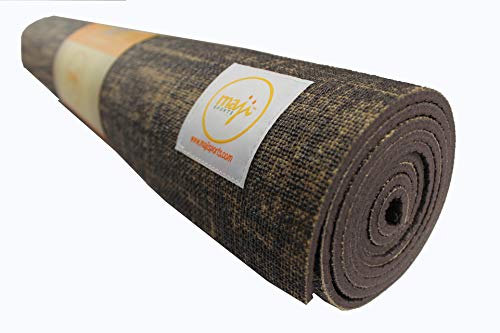 Maji Sports Jute Yoga Mat, Orange, 24 x 72 x 5mm