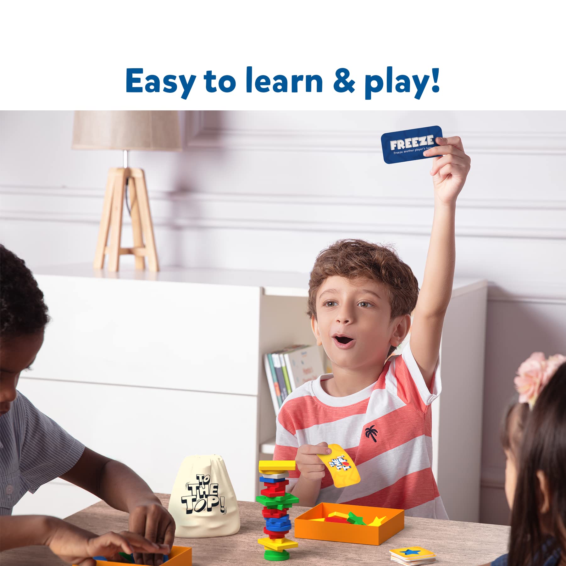 Skillmatics Board Game - to The Top, Matching & Balancing Game with a Twist, Match Colors & Shapes, Gifts & Fun Family Friendly Game