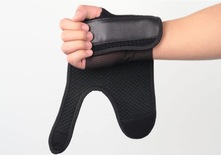NiftyPlaza Wrist Brace, Wrist Support Strap Protector Gym Band Weight Equipment Workout Fitness Exercise Belt Adjustable Sport Protector Wrist Support (Right Hand)