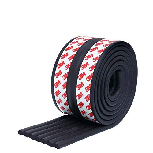 MK.Bear 6.5ft Edge Protectors Safe Edge Cushion Widening Child Protection BlackStrips Protective Foam Cushion for Table Furniture Edge