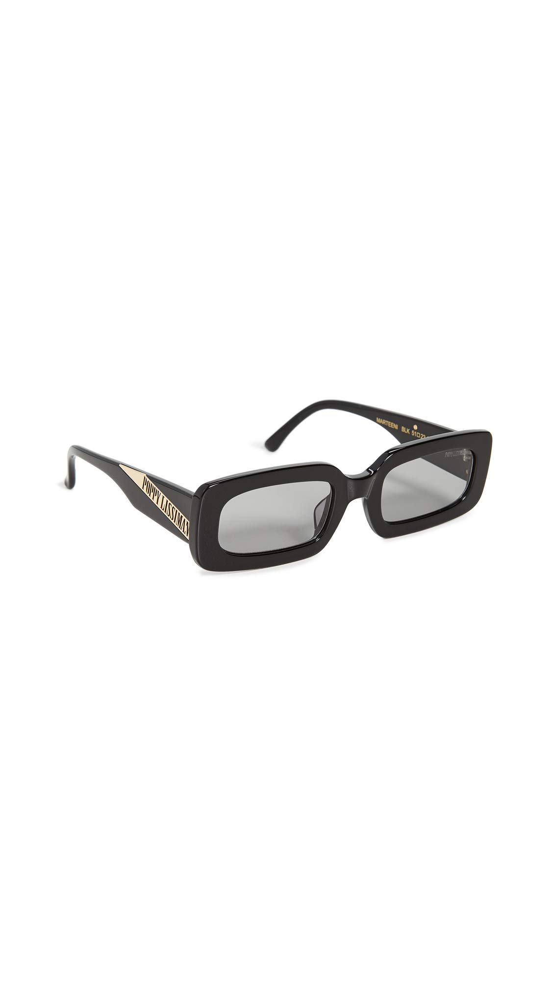 Poppy Lissiman Women's Marteeni Sunglasses, Black, One Size