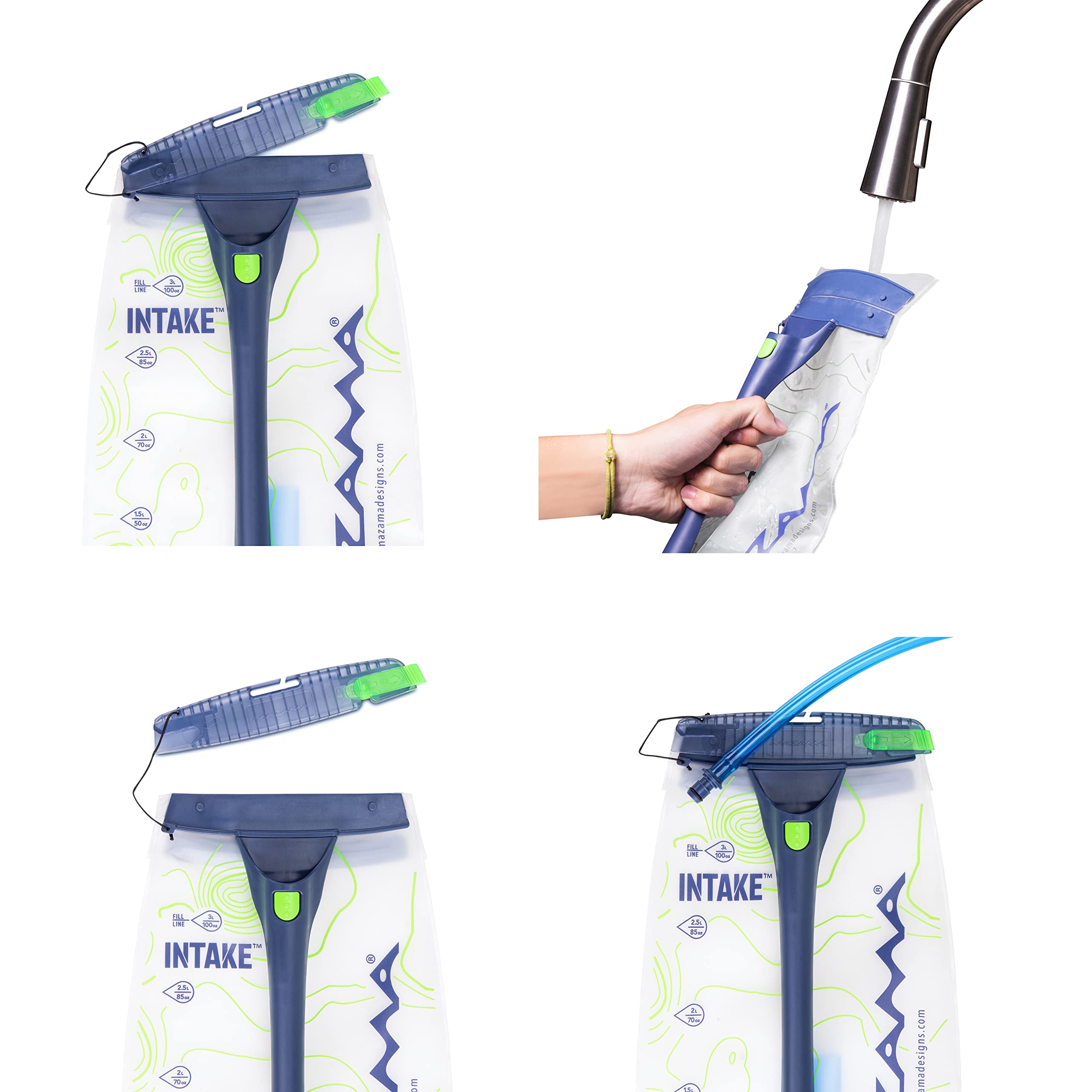 MAZAMA Tumalo Insulated Hydration Backpack with BPA Free 3 Liter / 100 oz Bladder Reservoir, Perfect Backpack for Hiking, Cycling, Mountain Biking, and Skiing