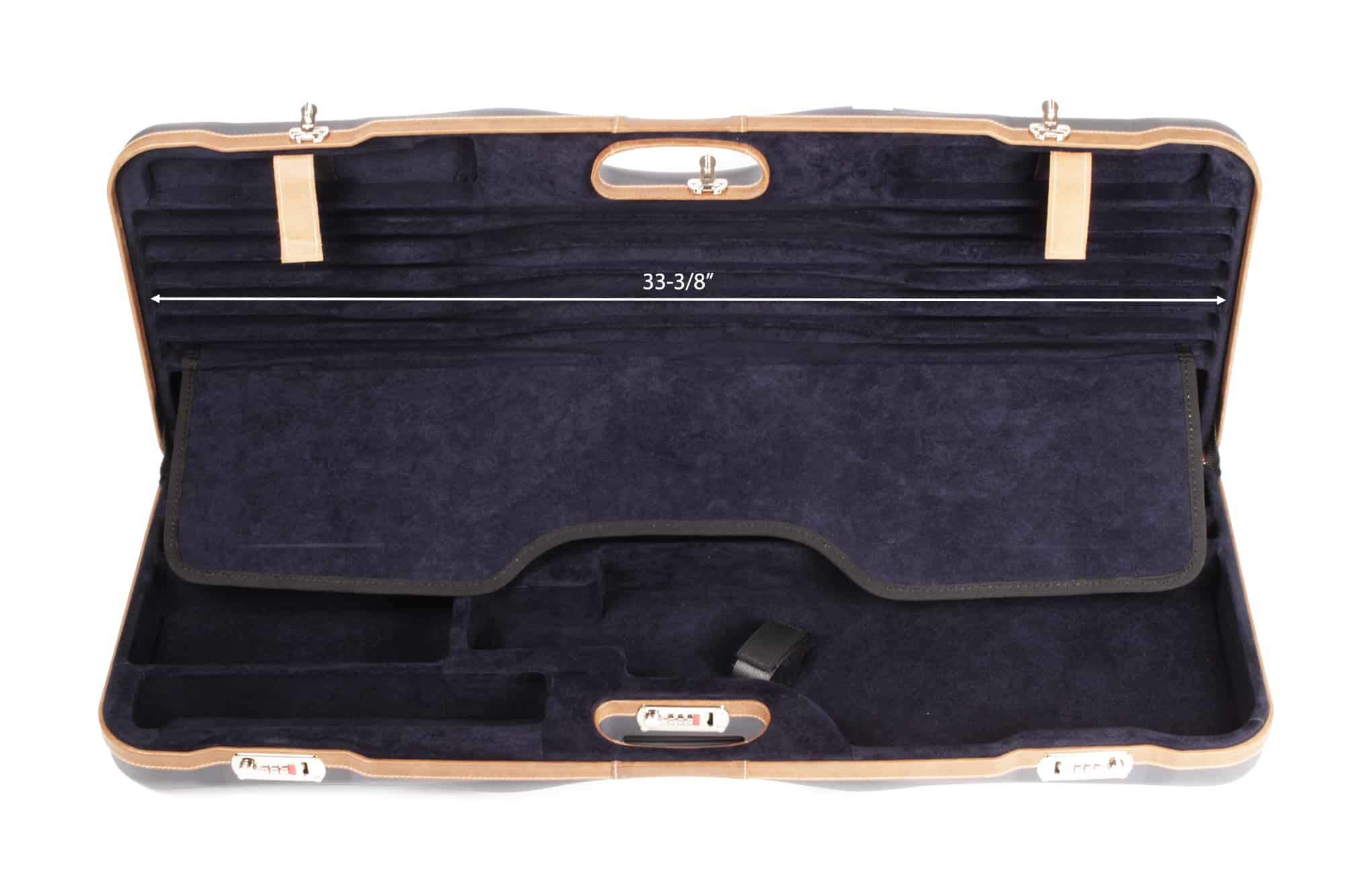 Negrini OU Deluxe High Rib Skeet 2 Barrel Shotgun Case + Tube Set β 1652LX-TUBE/5212