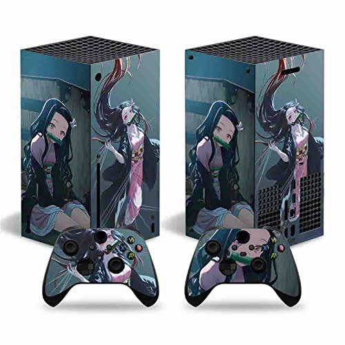 Top factory Skin Decal Protective Vinyl Skin Decal Cover for Series X Console Skins Wrap Sticker with Two Free Wireless Controller Decals 3338 Decal