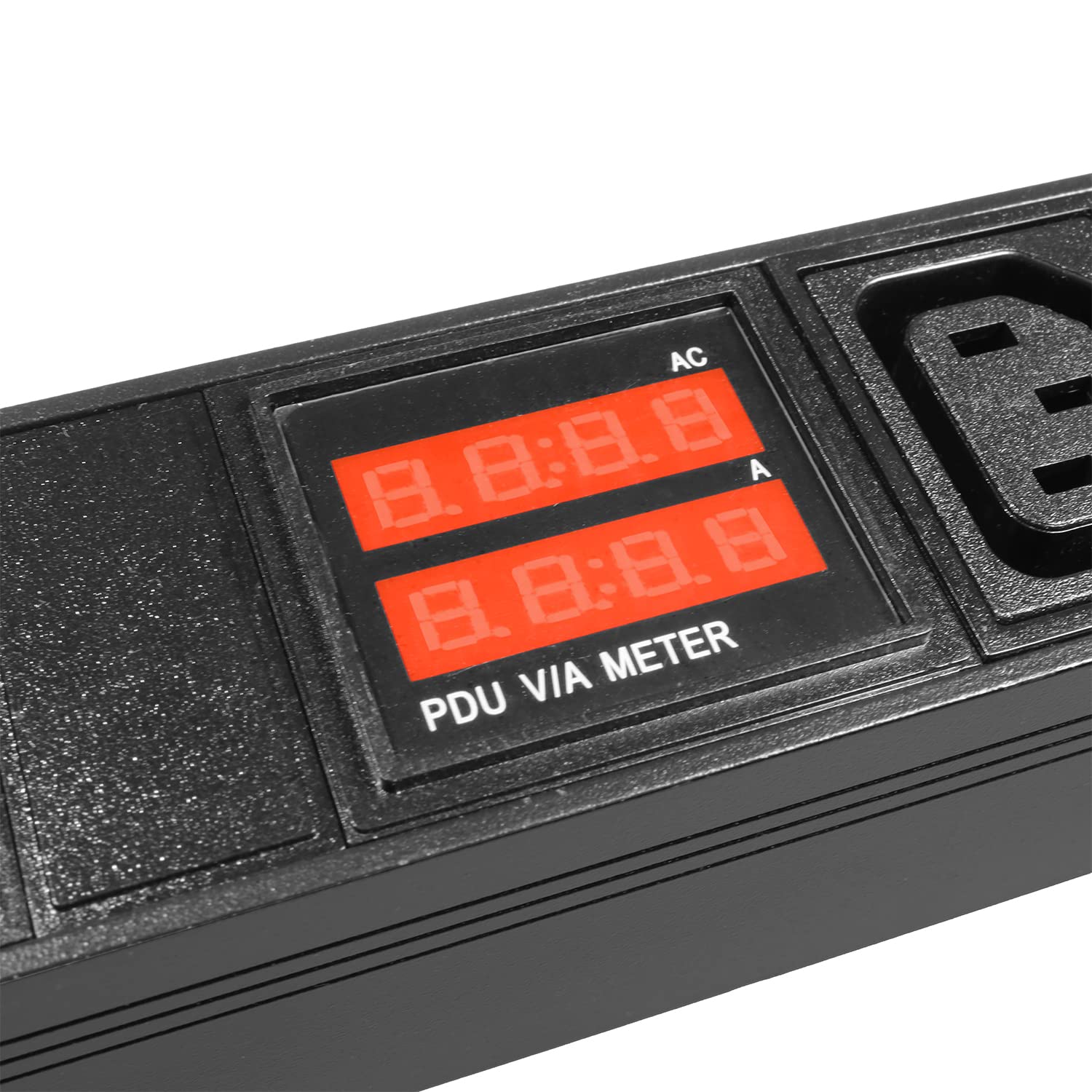 Valiant Power, Metered, Surge Protection, Rack Mount PDU, Basic 208-230-240-250v/30A, L6-30P Input, (8-C13) Outlets, 1U Horizontal Rackmount (C13) 3 Year Warranty, Crypto Mining