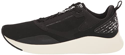 New Balance Women's DynaSoft Beaya V1 Running Shoe, Black/White, 5