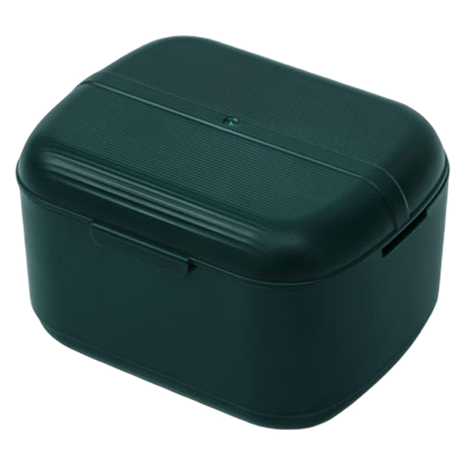 Libcflcc Braces Storage Box Cleaning Buckle Lid Convenient Denture Bath Case Cup Retainer Cleaning Box Green