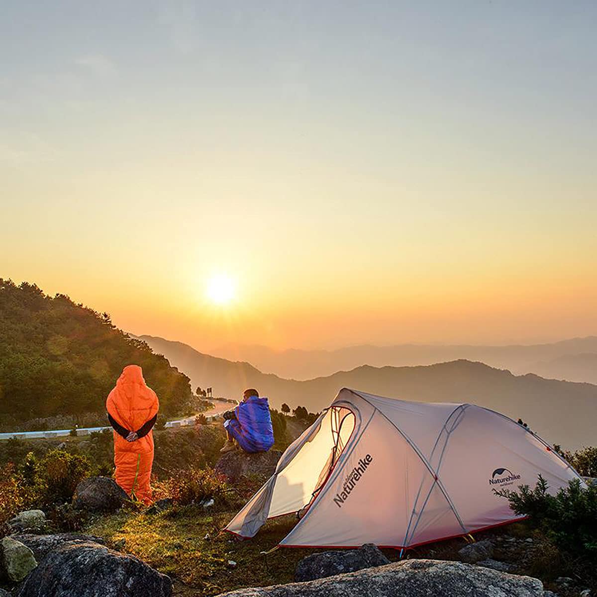 Naturehike Cirrus 2 Person Camping Tent Lightweight Waterproof Backpacking Tent (Green)