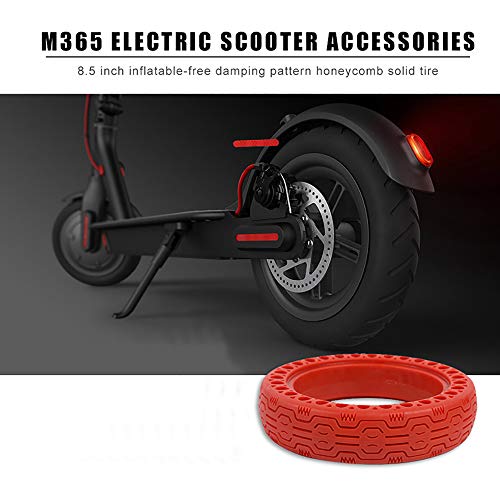 Moontie Solid Tires Front/Rear Wheel, Mi Scooter Tires Explosion-Proof Replacement Tyre for Mijia M365 Electric Scooter Gotrax Gxl V2 Scooter 8.5 Inches (Green)