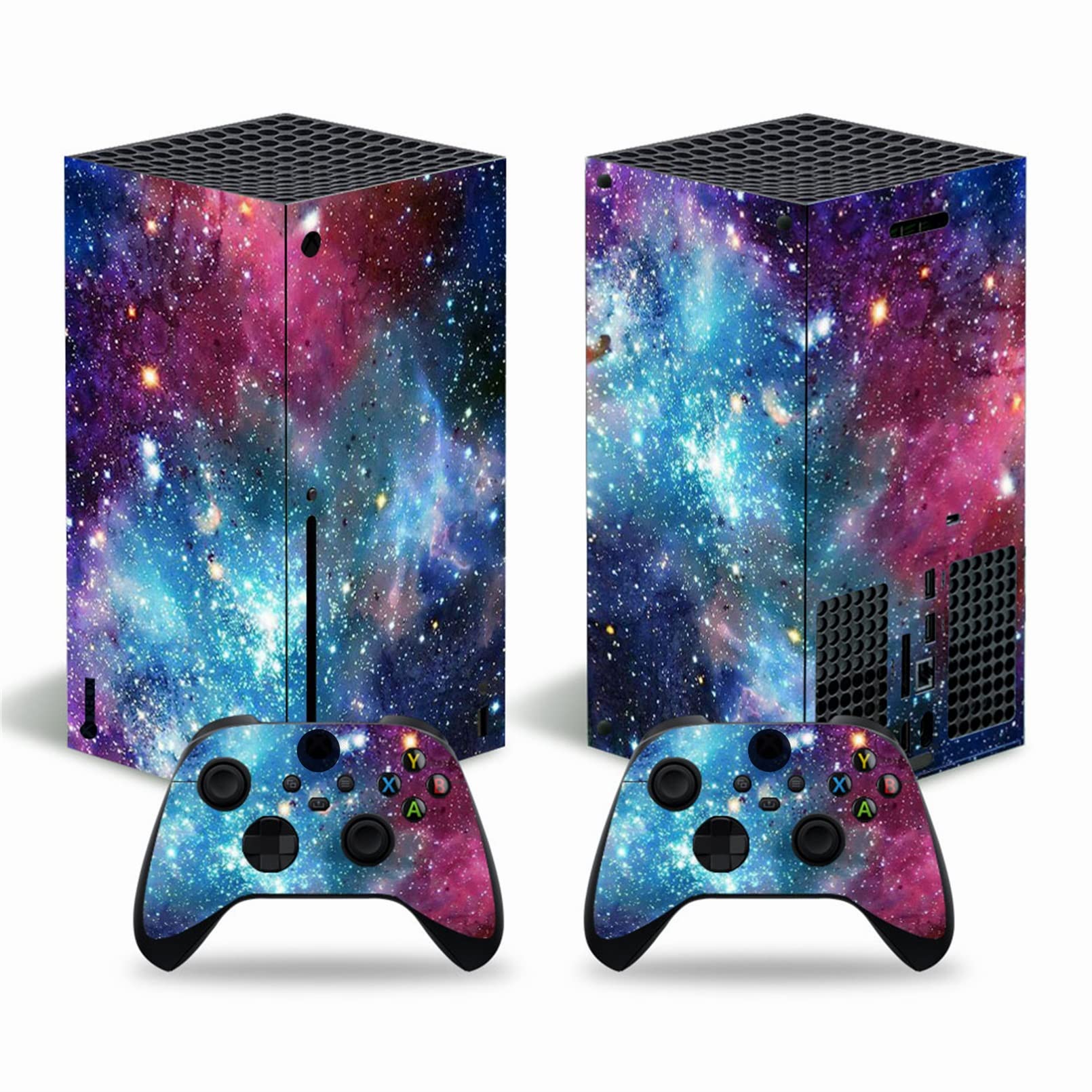 Top factory Skin Decal Protective Vinyl Skin Decal Cover for Series X Console Skins Wrap Sticker with Two Free Wireless Controller Decals 73282 Decal