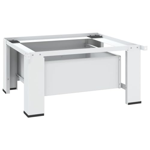 Matalde Washing Machine Pedestal with Drawer White -1