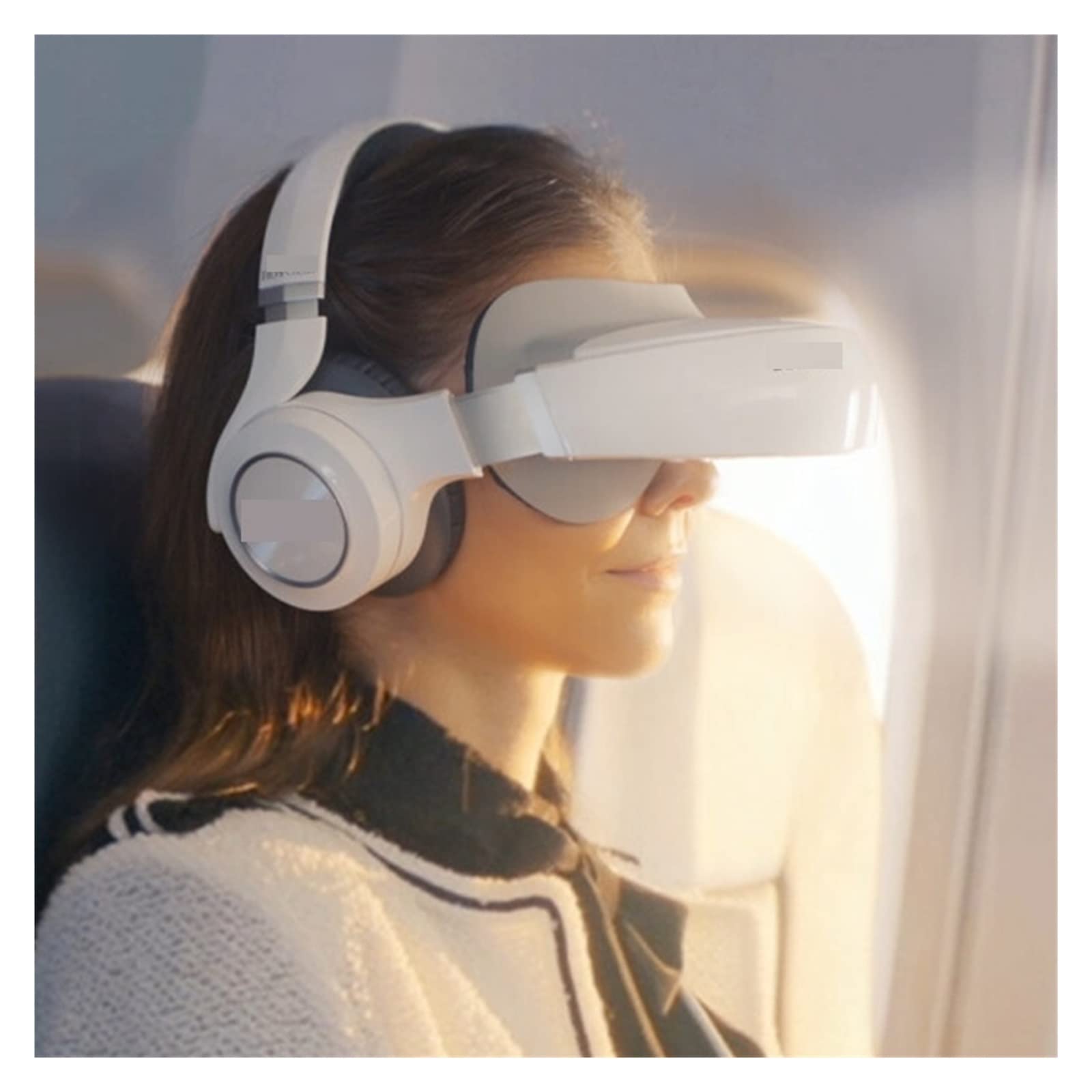 SRISKA Private Cinema VR Headset HiFi Headphone 3D Mobile Cinema 3D IMAX HD VR Virtual Reality Glasses (Color : C)