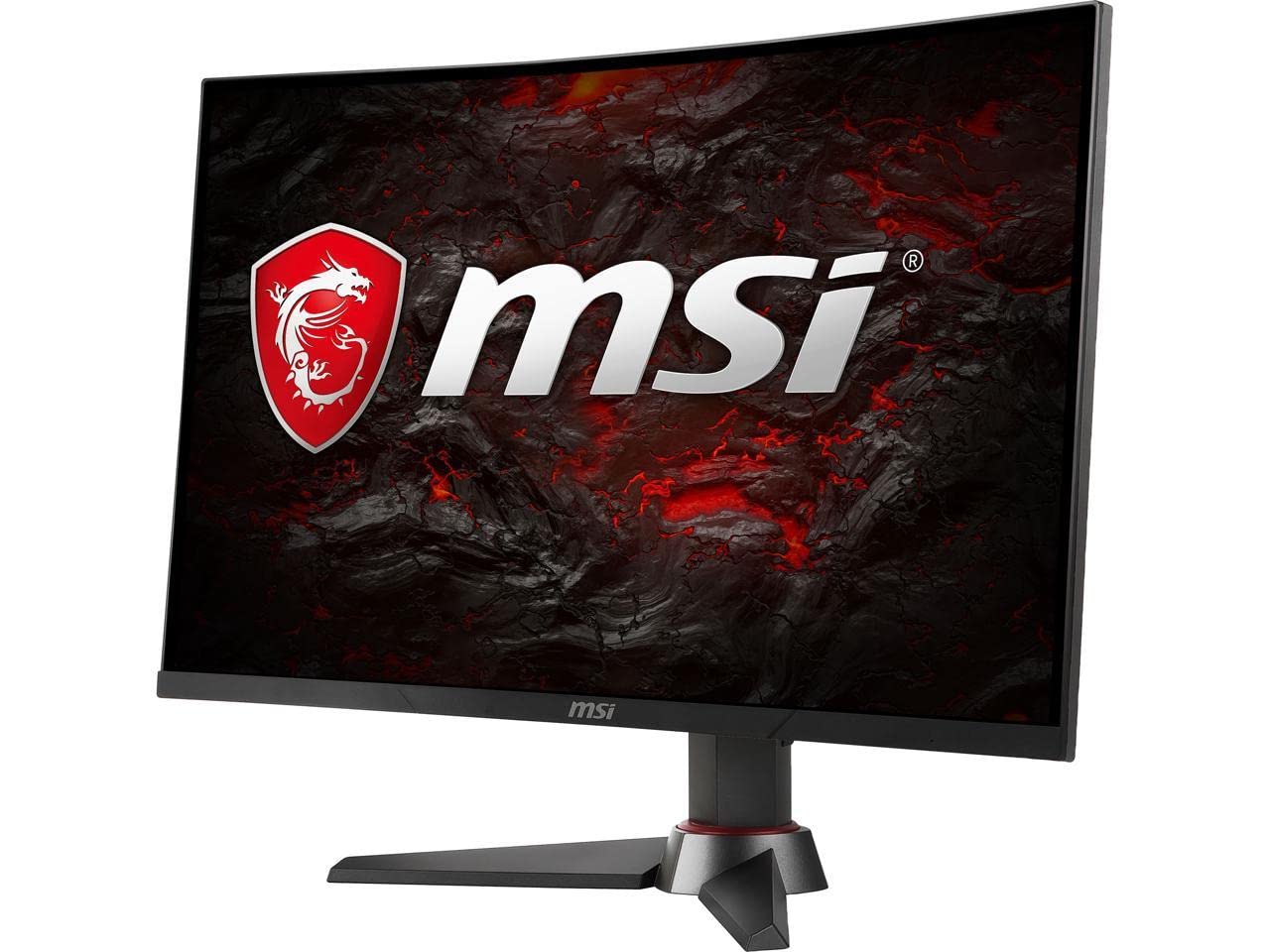 MSI Full HD Non-Glare 1ms 1920 x 1080 144Hz Refresh Rate USB/DP/HDMI FreeSync 23.5” Gaming Curved Monitor (Optix MAG240CR) - Black