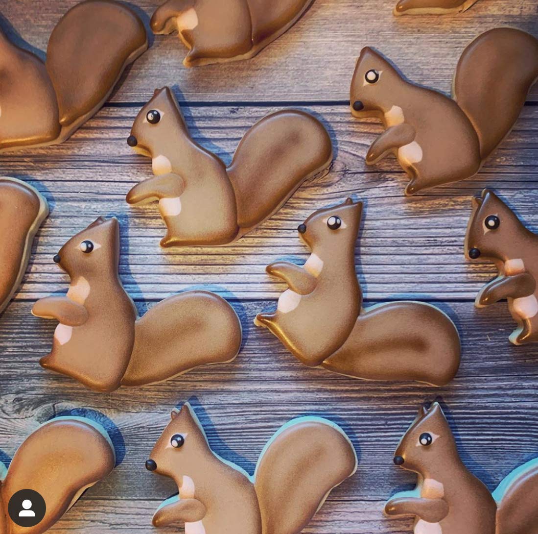 Squirrel Cookie Cutter 3.75" Made in USA by Ann Clark