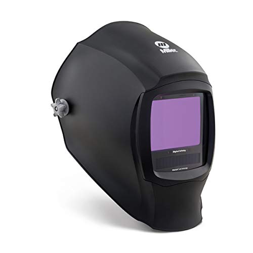 Miller Digital Infinity Black Welding Helmet With Variable Shades 3, 5-13 ClearLight Lens Technology Auto Darkening Lens, Package Size: 1 Each