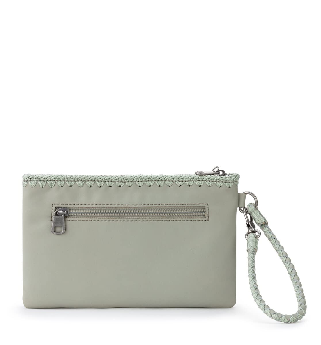 The Sak Vita Wristlet in Leather, Convertible Design with Adjustable Straps, Meadow