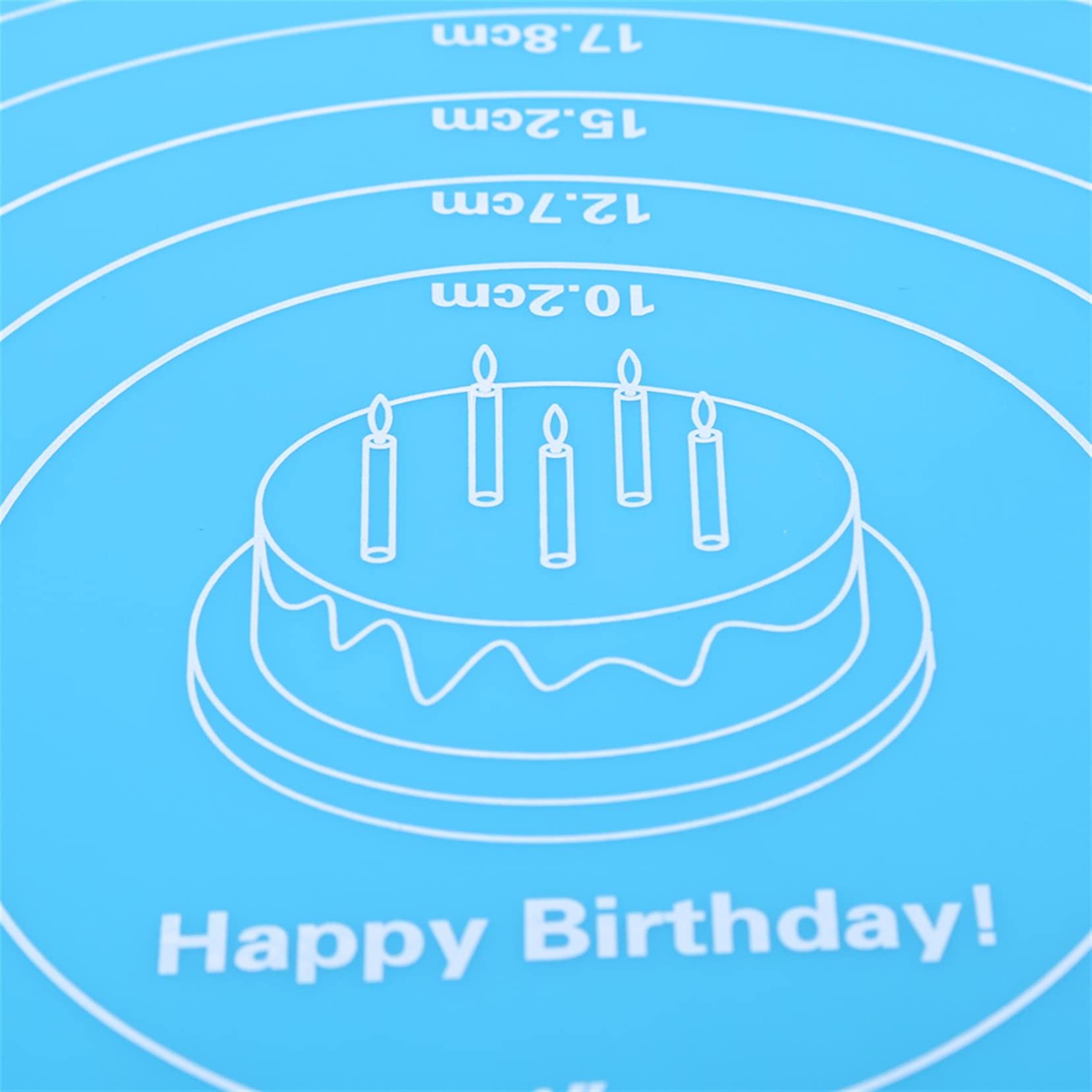 ShanLily Round Silicone Baking Mats For 12 Inch Cake Pan, Food Grade, Non-Stick, Reusable Silicone Mat For Baking Pan For Bread/Tortilla/Pastry