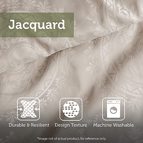 Madison Park Aubrey Reversible Quilted Bedspread Set, Solid Reverse Summer Breathable, Lightweight All Season Bedding Layer, Matching Shams, Bedspread King(120"x118"), Blue 5 Piece