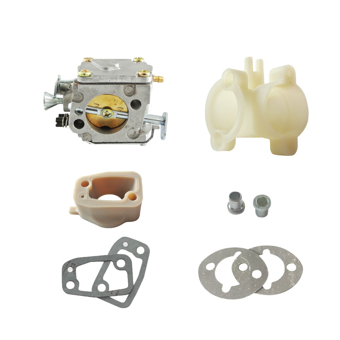 Mingdun Carburetor Carb Intake Manifold Elbow for Husqvarna 61 266 268 272 XP Chainsaw