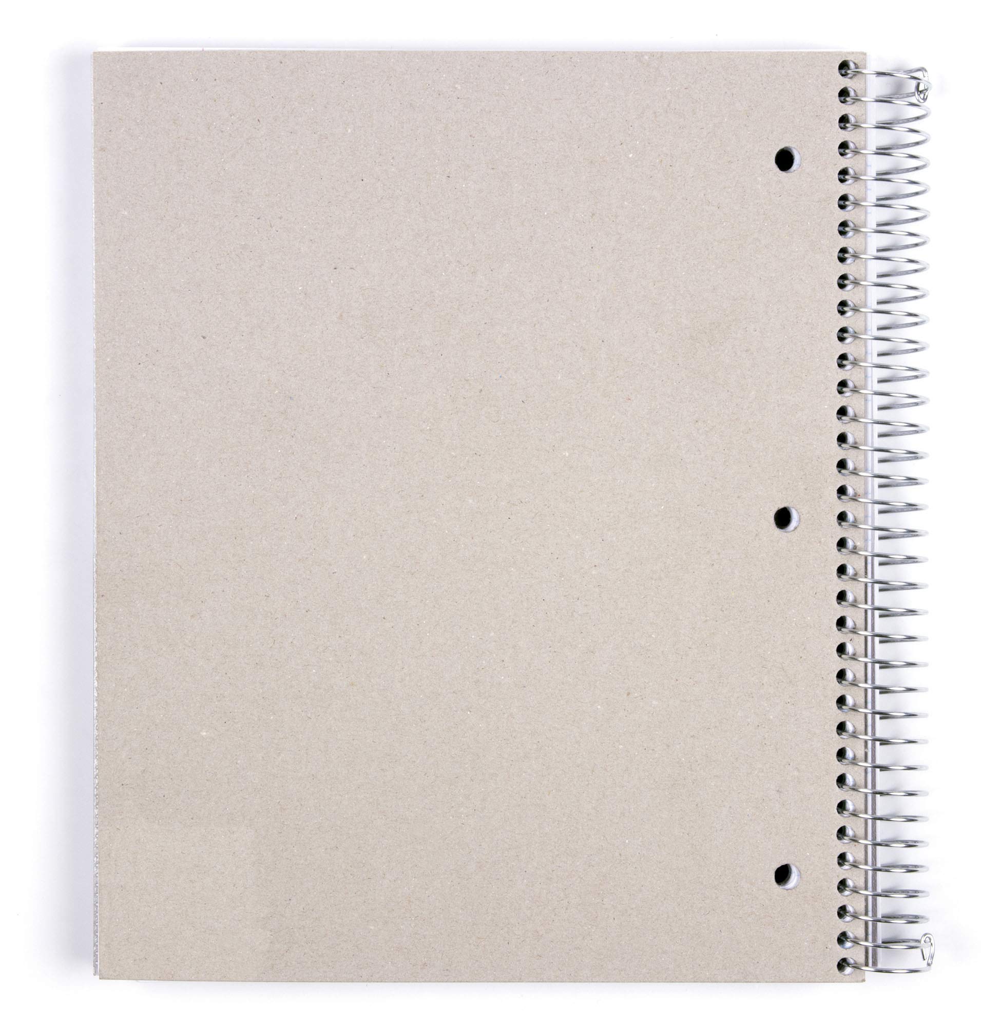 Mintra Office Durable Spiral Notebooks, 5 Subject, (Sage Green, College Ruled 1pk) - 200 Sheets, 5 Poly Pockets, School, Office, Business