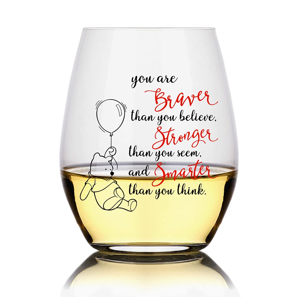 Perfectinsoy You Are Braver Than You Believe, Stronger Than You Seem, and Smarter Than You Think, Inspirational Gifts for Women for Sisters for Boss for Friend for BFF