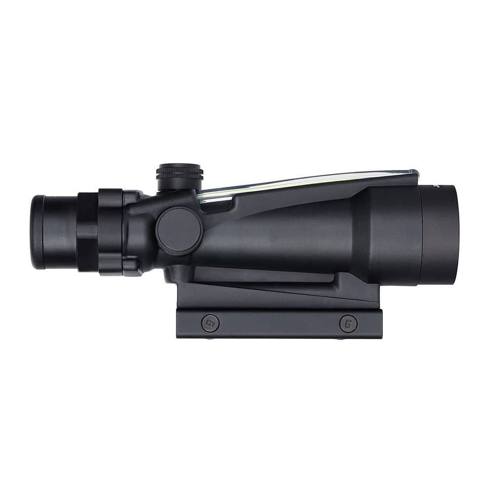 ohhunt 3.5X35 Rifle Scopes Green Fiber Optics Chevron Reticle Eye Relief 3.11 inch