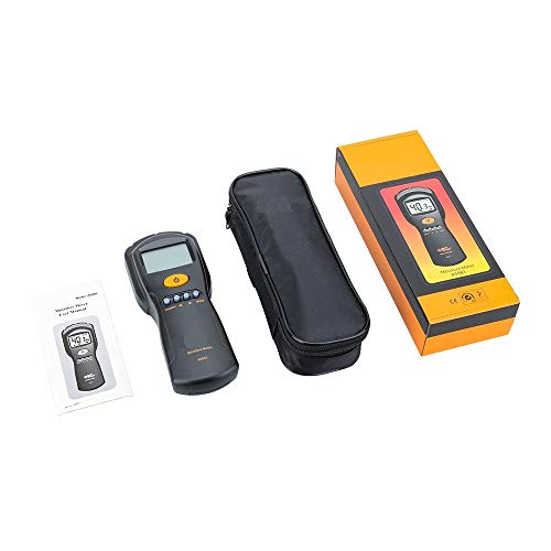 Wood Moisture Meter, Lumber Damp Detector, Moisture Content Tester with LCD Display, Range 2%~70%, Suitable for Measuring The Containing Water of Wood, Bamboo, Paper & Herbals