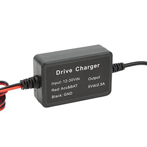 Mirror Cam Hard Wire Kit, Easy Installation Flexible Universal Safe Mini USB Adapter Dashcam Hardwiring Kit for Radar Detector