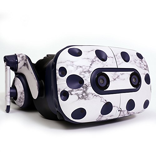 MightySkins Skin Compatible with HTC Vive Pro VR Headset - Marble Pyramids | Protective, Durable, and Unique Vinyl Decal wrap Cover | Easy to Apply, Remove, and Change Styles | Made in The USA