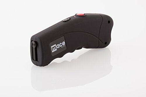 Mace Brand 2,400,000 Volt Ergo Stun Gun with Bright LED Light (Black) β Features On/Off Safety Switch, Stun Button β Holster Included, Rechargeable Battery, Mace Stun Gun for Self Defense, Made in USA
