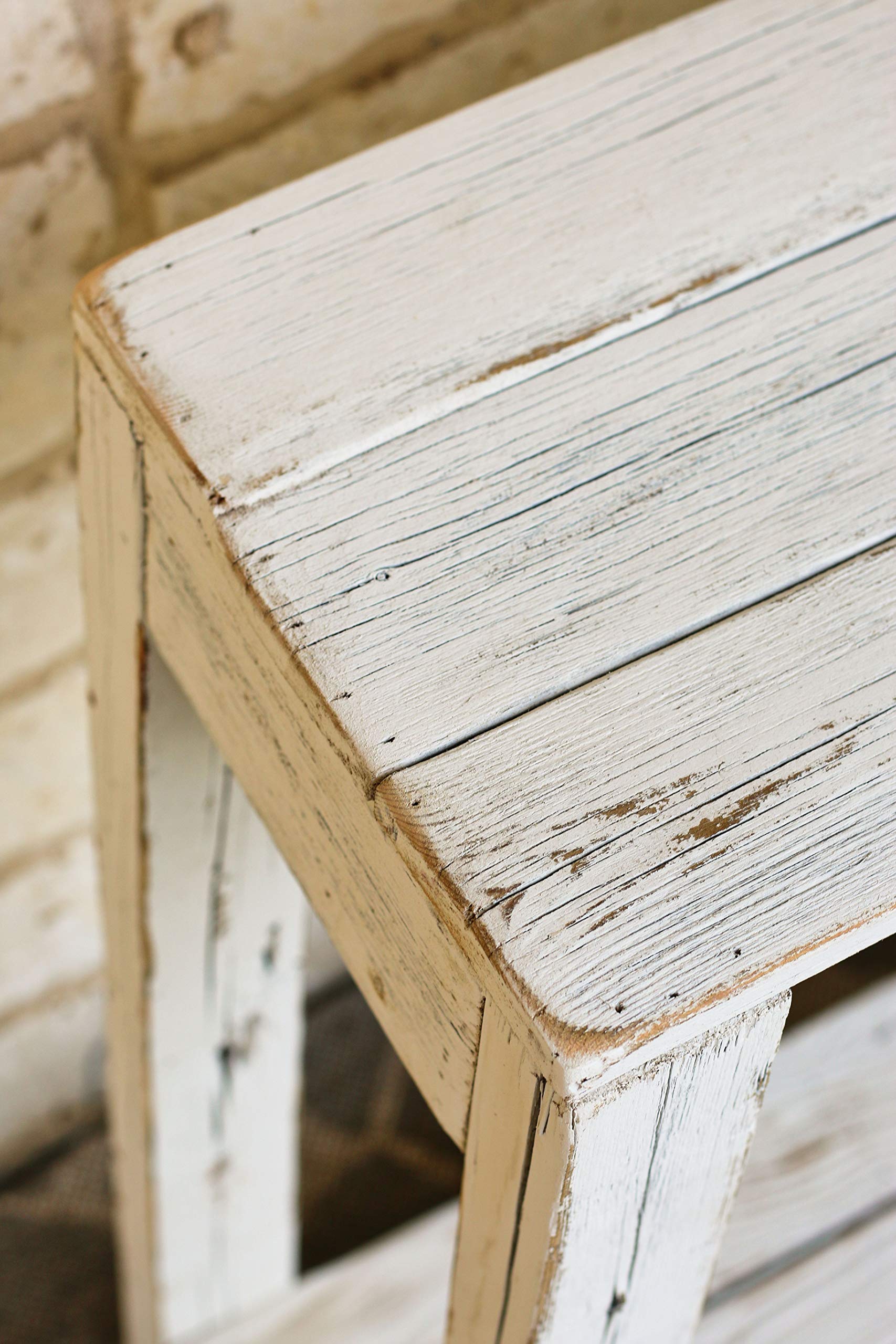 White Farmhouse Console Table 46x10
