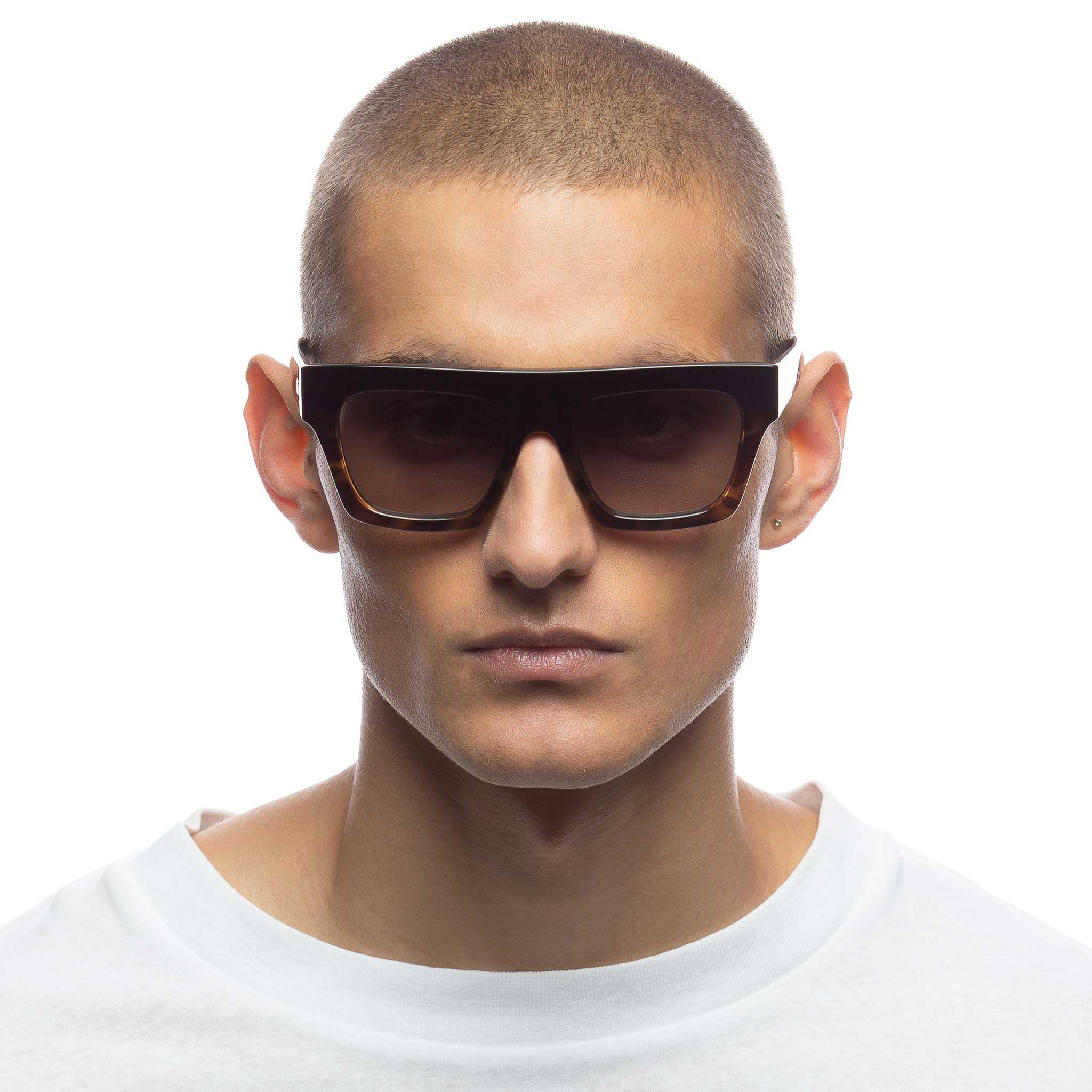 Le Specs Women's Sub Dimension Sunglasses, Black Tortoise/Khaki, One Size