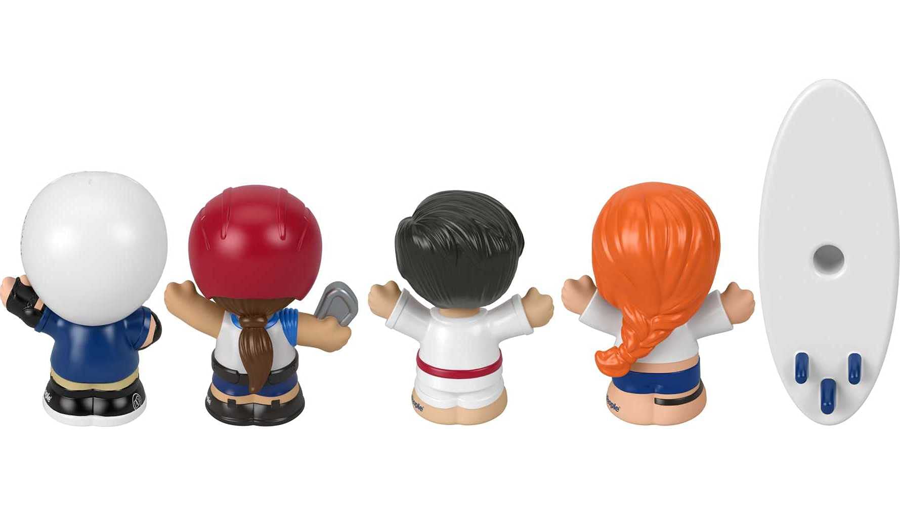 Little People Collector Team USA New Sports Set, 4 Athlete Figures in Gift Package for Fans Ages 1 to 101 Years