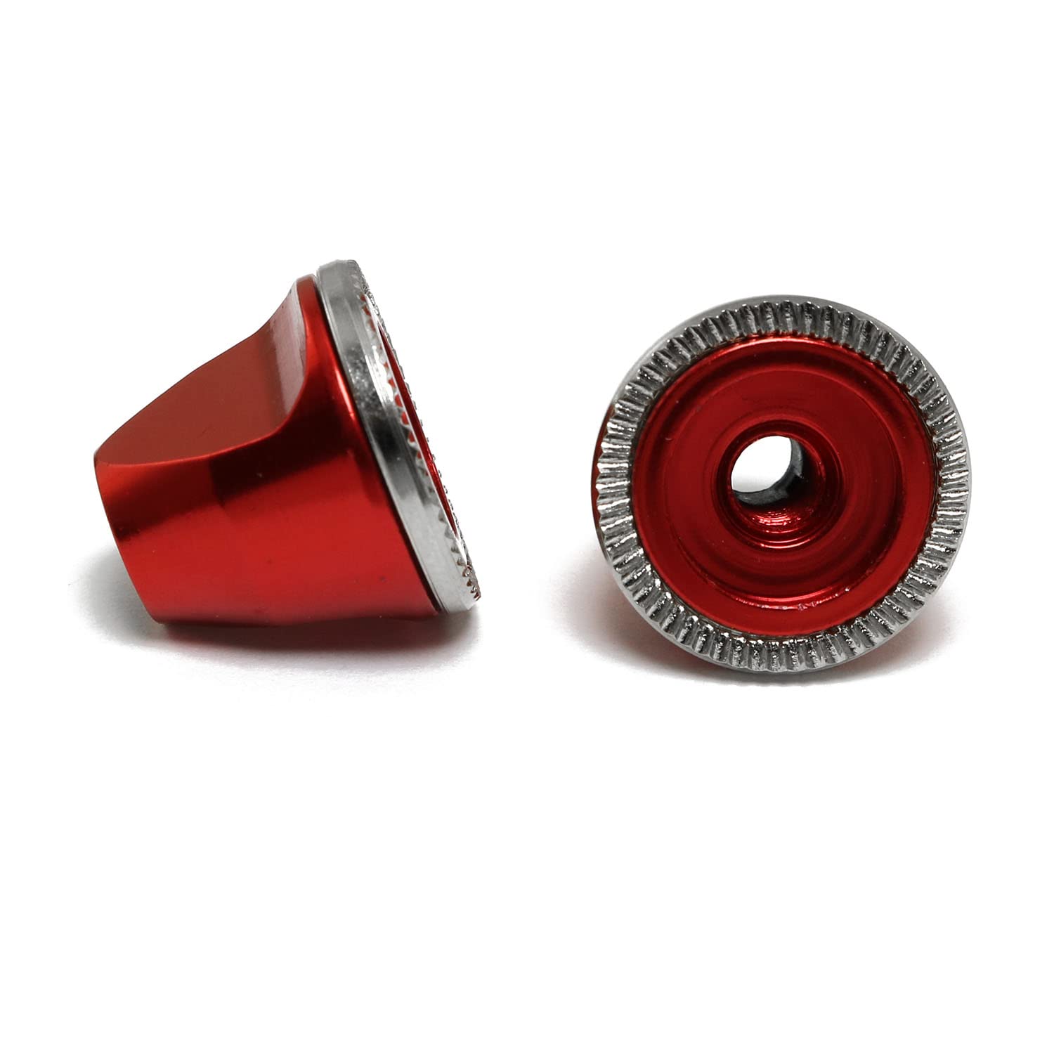 Pro Bamboo Kitchen 2pcs Bicycle Quick Release Lever Nut Red M5 Screw Non-Slip Nut Mountain Bike Quick Release Shaft All Aluminum Alloy Nut for Fixed Gear Road Bike Modified Parts