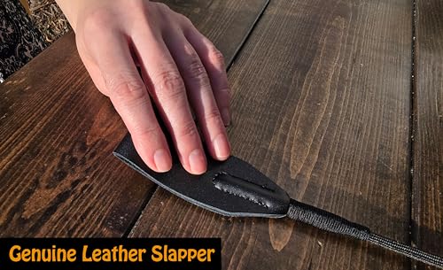 Piece Set 18" Gold and Purple Riding Horse Crop | Genuine Leather Jump Bat Top | Black Faux Handle
