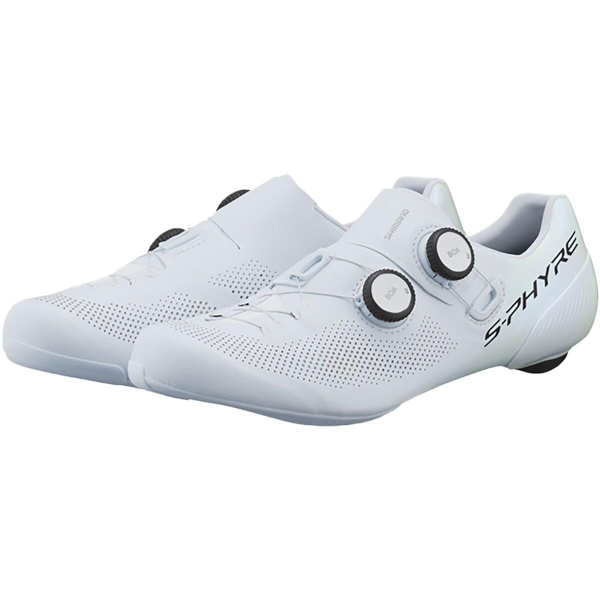 SHIMANO RC903 S-PHYRE Wide Cycling Shoe - Men's White, 45.0