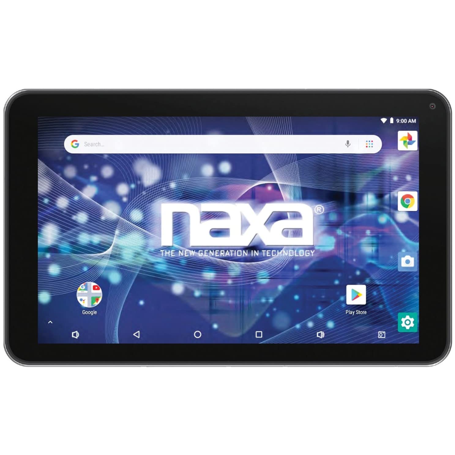 Naxa Electronics NID-1020 10.1"" Core Tablet with Android OS 8.1, Black