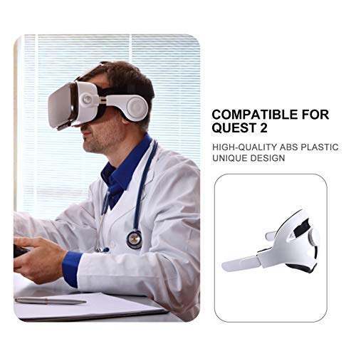 OSALADI Vr Head Strap Adjustable Head Strap Comfortable Head Strap Replacement Reduce Pressure Compatible with 2 White Helmet Headphones Helmet Headphones Helmet Headphones Helmet Headphones