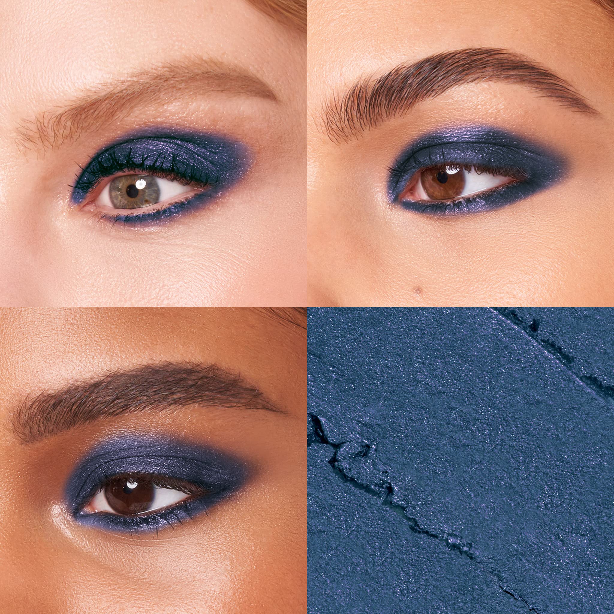 Mally Beauty Evercolor Eyeshadow Stick Trio - Deep Blues - Waterproof and Crease-Proof Formula - Easy-to-Apply Buildable Color - Cream Shadow Stick - Matte and Shimmer Finish