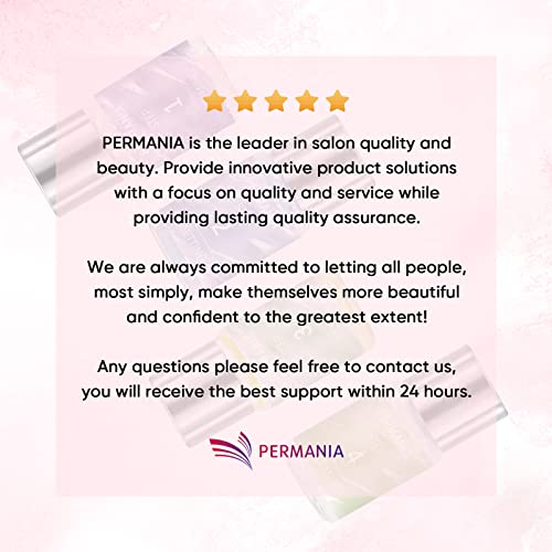PERMANIA Lash Lift Kit, Brows Lamination Kit, Eyelash Perm Salon Quality, Keep Lashes Curling and Instant Fuller Eyebrows for 8 Weeks