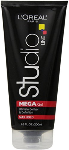 L'Oreal Studio Line Head Lock Mega Hard Hold Gel 6.80 oz (Pack of 8)