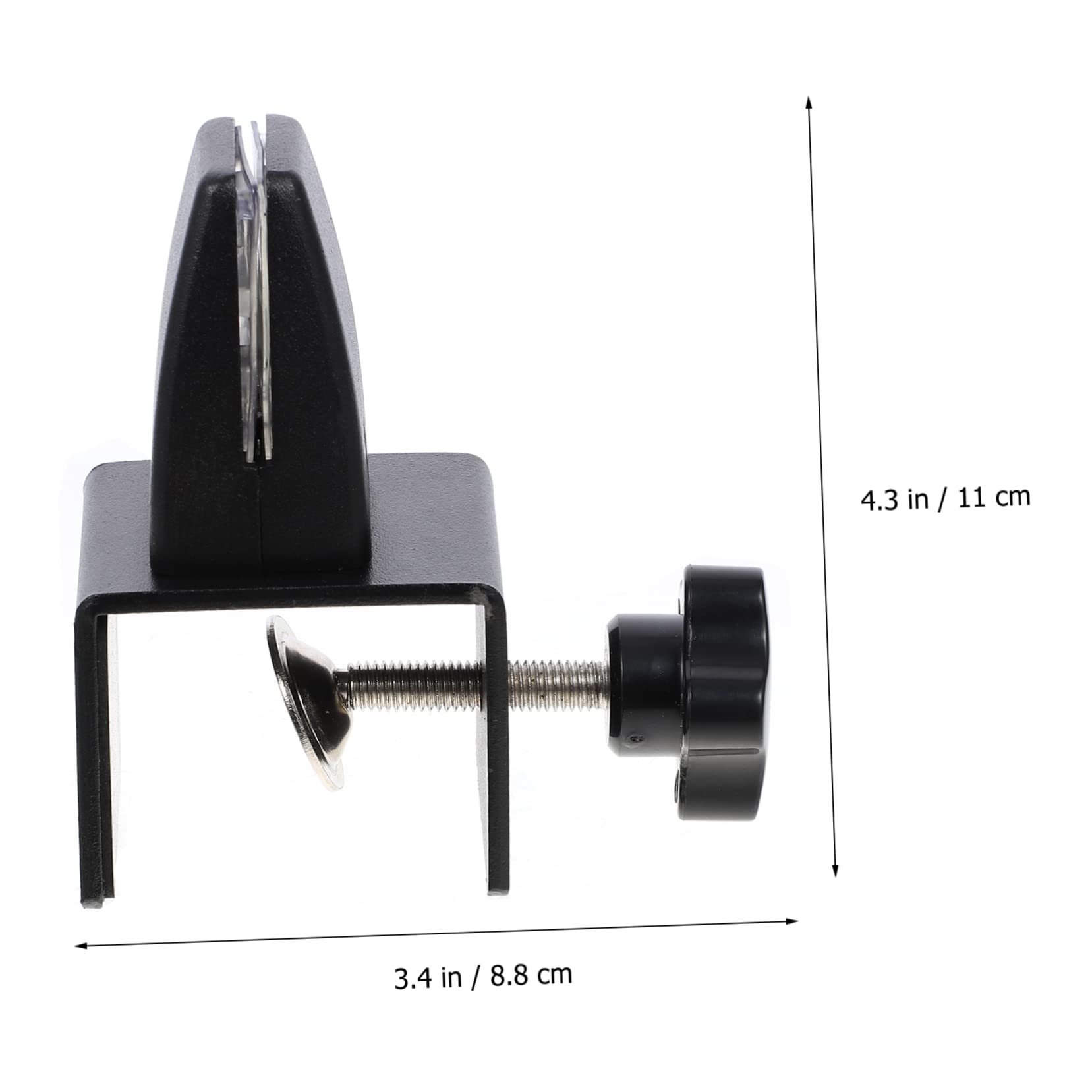 MAGICLULU 2pcs Partition Clip Glass Office Desk Mount Desk Partition Clamp Privacy Panel Clamp Adjustable c Shape Clamp Acrylic Desk Privacy Panel Clip Desktop Divider Aluminum Alloy