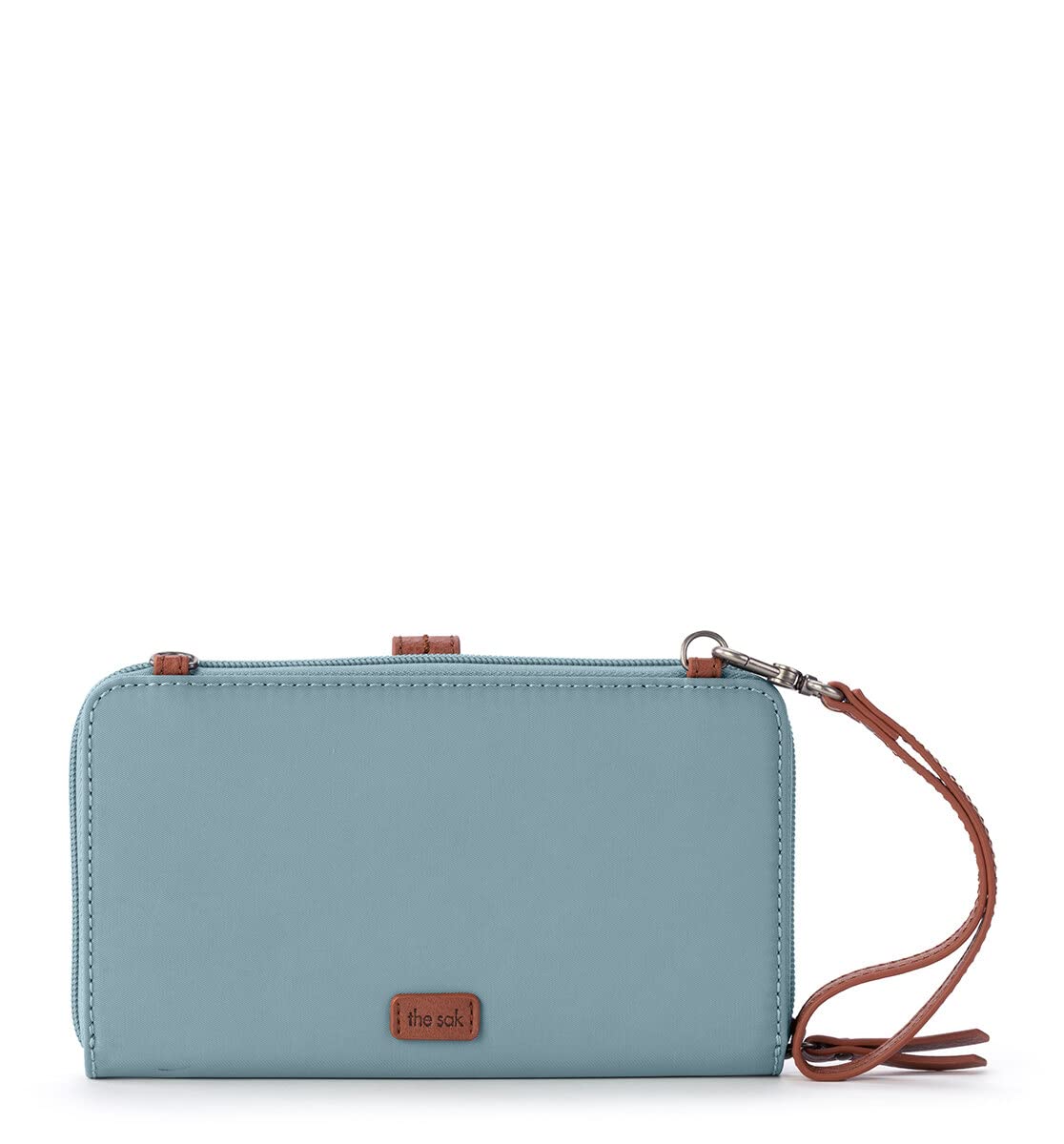 The Sak Esperato Large Smartphone Crossbody in Recycled Nylon, Denim