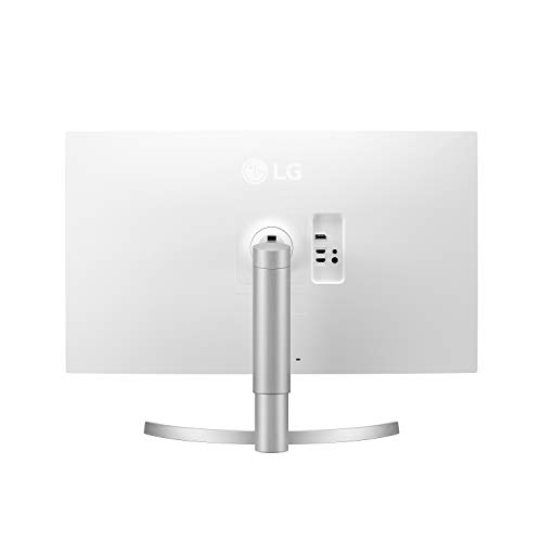 LG 32UN550-W Monitor 32" UHD (3840 x 2160) Display, DCI-P3 90% Color Gamut, HDR 10, AMD FreeSync, Borderless Design, Tilt/Height Adjustable Stand - Silver
