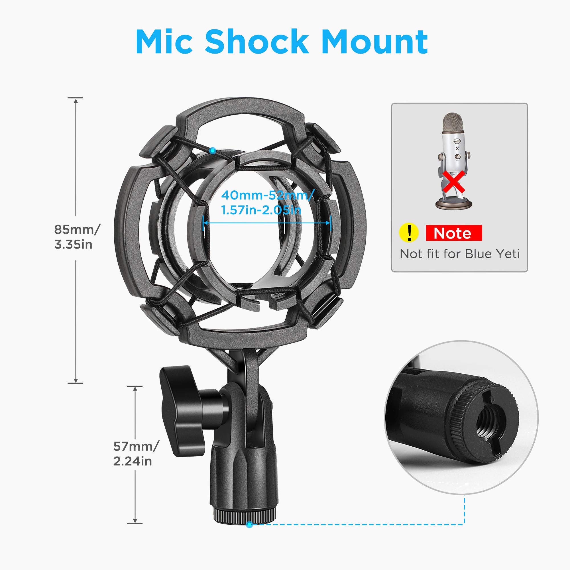MU077 Heavy Duty Microphone Stand