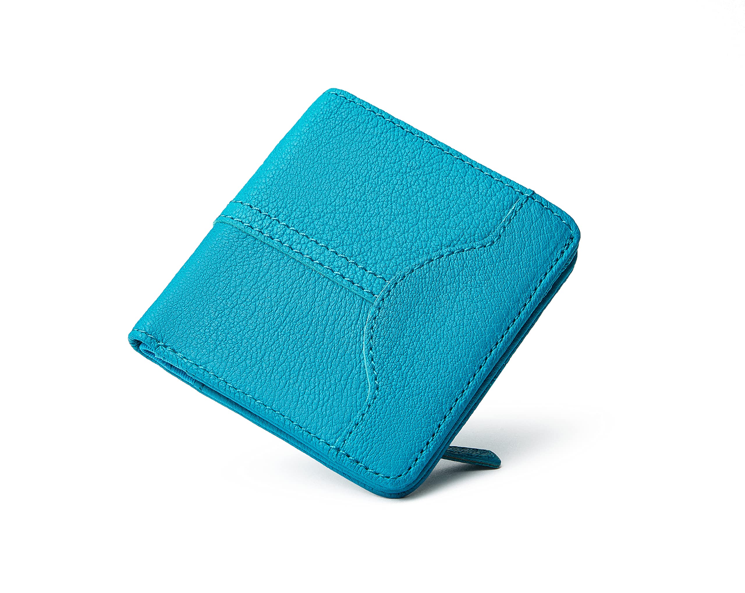 Small Leather Bifold Wallet For Women+Large Lightweight Nylon Tote Bag for Women
